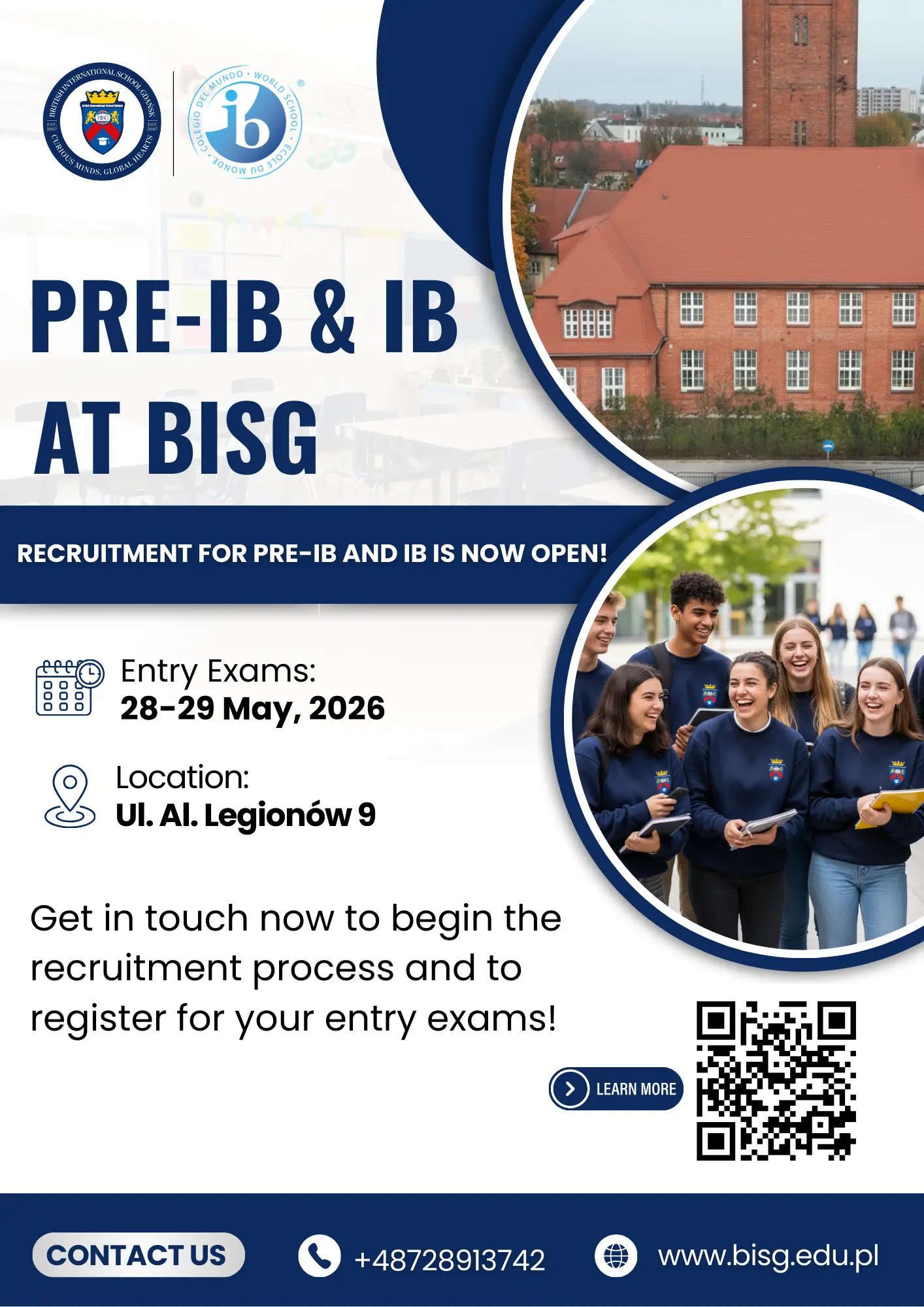Enroll Now: Join our Pre-IB and IB World School Community - British ...